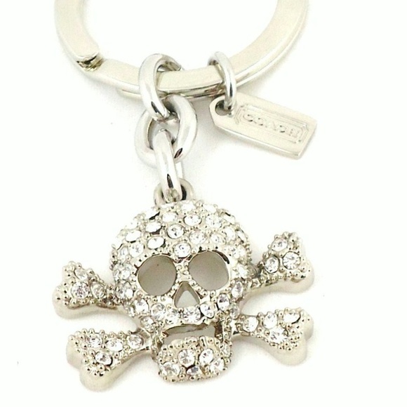 Coach | Accessories | Coach Skull Pave Swarovski Crossbones Crossbone ...